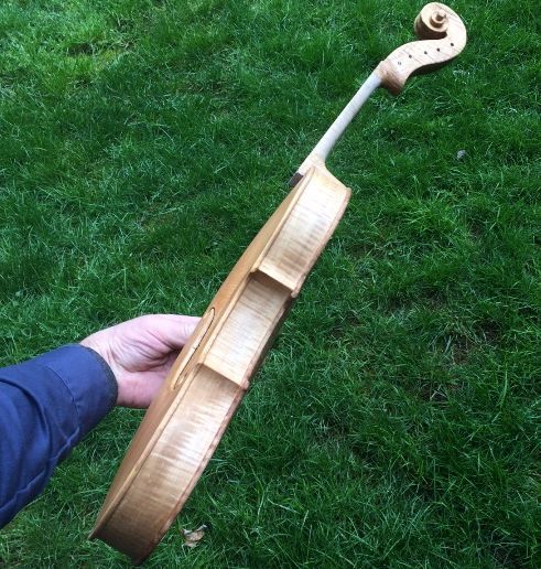 15" Five-string viola Varnish Process | Five String Fiddles